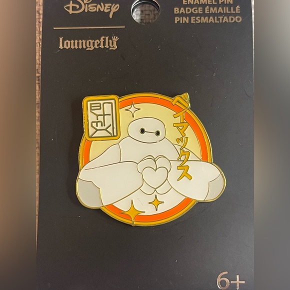 Accessories | Loungefly Disney Big Hero 6 Baymax Heart Enamel Pin ...